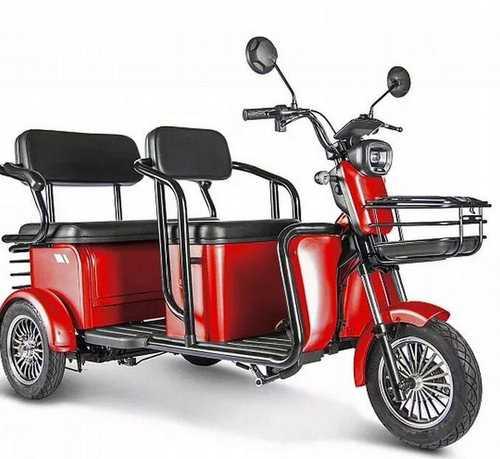 Электротрицикл Электровелосипед Rutrike Экипаж