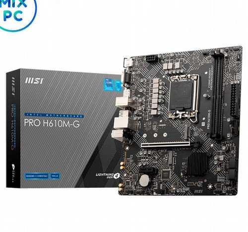 Материнская плата LGA1700 MSI PRO H610M-G