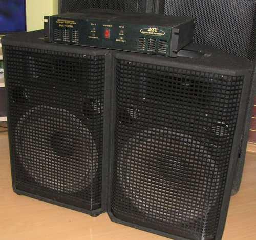 Колонки R-Pro 803W 2ш Корпуса-69х46х36см+Amplifier