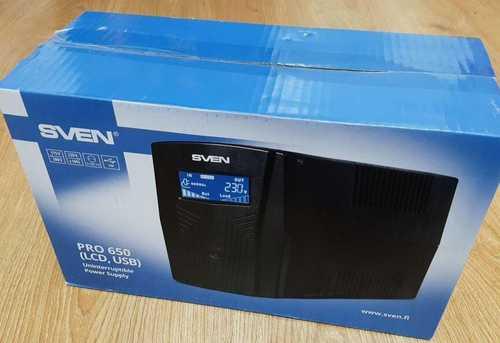 Ибп (UPS) Sven Pro 650 LCD