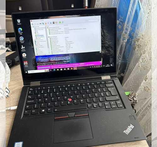 Thinkpad yoga X380 core I5 8350/8gb/256gb/FHD