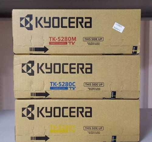 Картриджи Kyocera TK-5280 C,M,Y по 1 шт