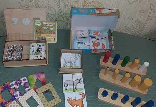 Набор деревянных развивающих игрушек