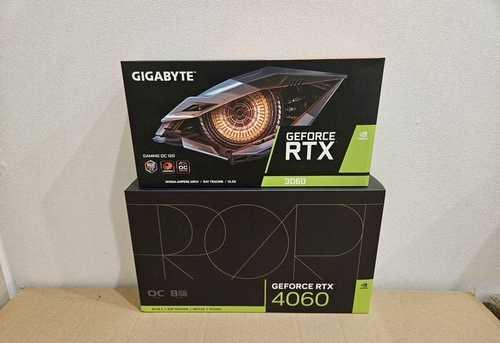 Новые RTX 4060 8GB / 3060 12GB Asus / Gigabyte