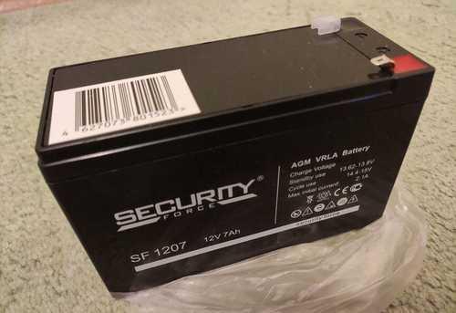 Аккумулятор Security Force SF 1207 Новый