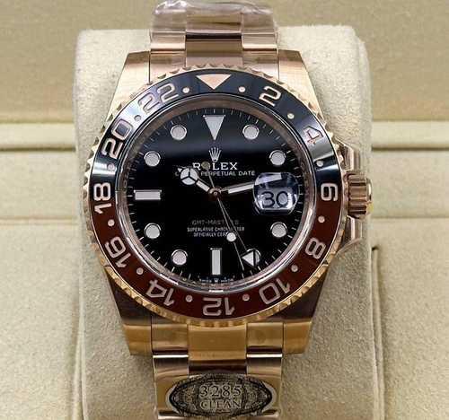 Rolex GMT II Rootbear Rose gold Clean Factory