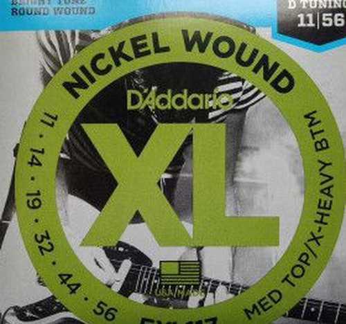 Струны D'addario EXL117 nickel wound medium TOP/ex