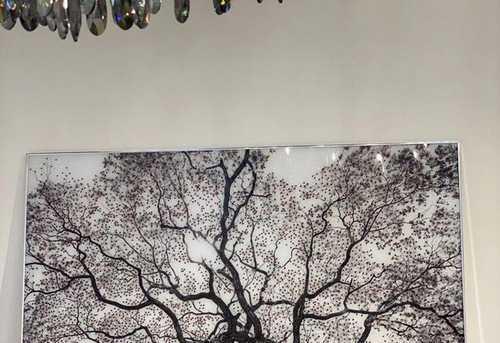 Картина стразы "Дерево", акрил