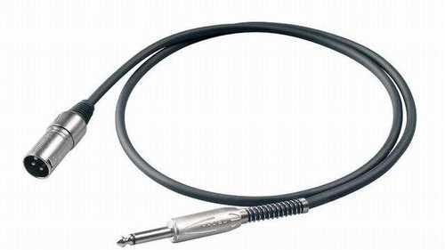Proel bulk220LU5 - инструментальный кабель, 6.3 д