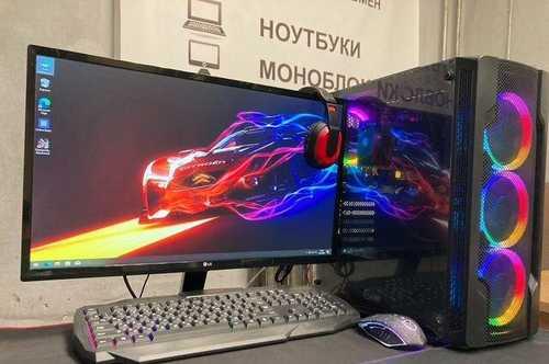 Игровой пк Intel Core I5 10400F+RTX 2060+SSD+HDD