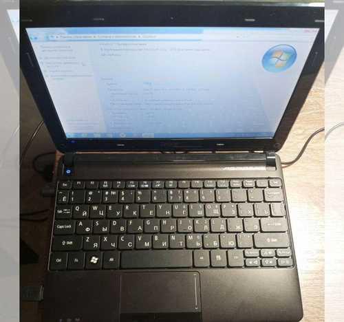 Нетбук acer aspire one 257 в разборе