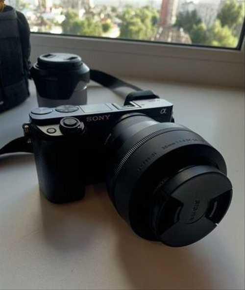 Фотоаппарат Sony A6000 и обьектив Sigma 30mm