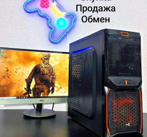 Игровой пк Intel Xeon / GTX 1050 / DDR3 8GB / SSD