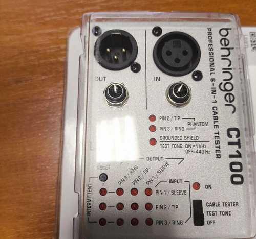Кабельный тестер behringer ct 100