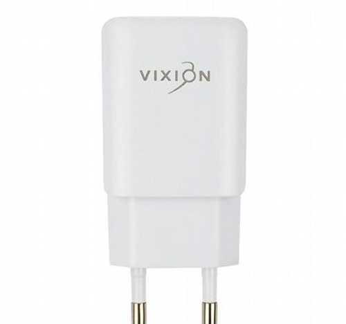 Блок питания vixion L2m 2xUSB 1.2A micro USB белый