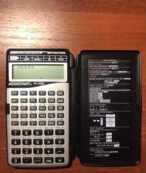 Инженерный калькулятор assistant ac-3252