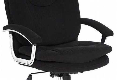 Кресло компьютерное Softy Lux флок, черный, 35