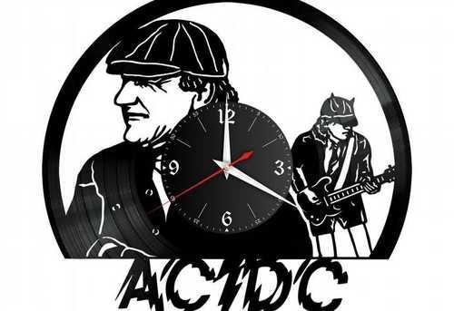 Часы настенные группа AC DC из винила, №6