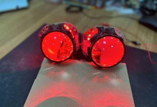 Подсветка для линз Devil Eyes красная