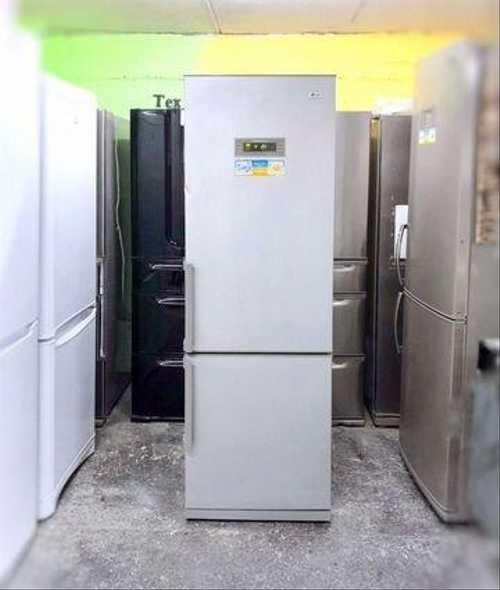 Холодильник LG металлик no frost бу с гарантией