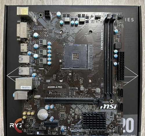 Материнская плата MSI a320m a pro