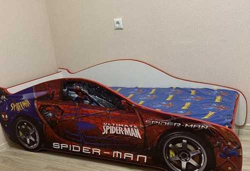 Кровать машинка человек-паук
