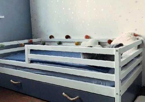 Детская кровать новая с бортиком