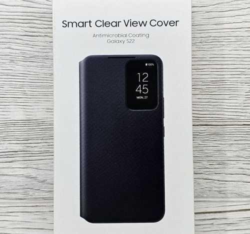 Чехол SMART Clear View Cover для Samsung S22