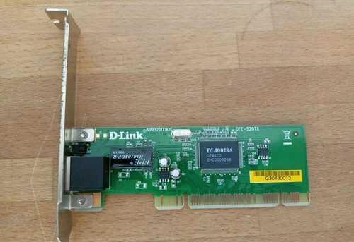 D-Link DFE-520TX, PCI, рабочая