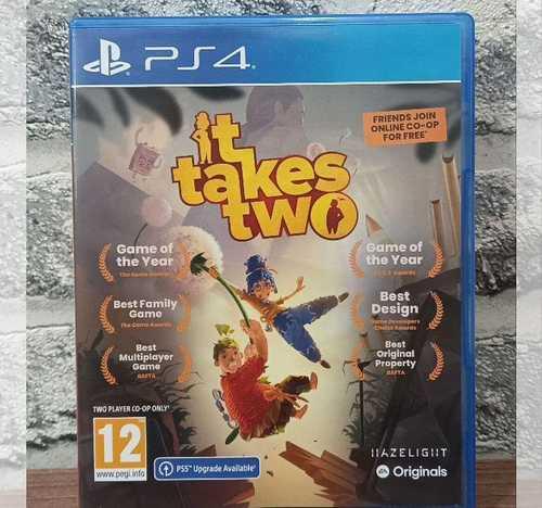 It takes two ps4 диск