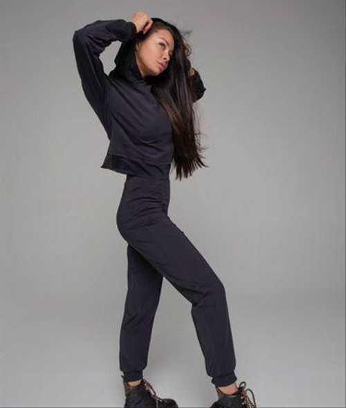 Брюки базовые Black Perforation Mansen, черный
