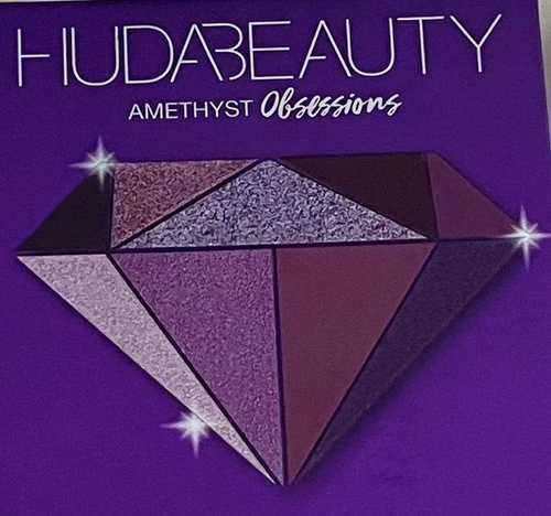 Палетка теней huda beauty amethyst obsessions