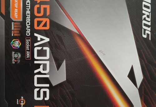 Материнская плата Gigabite B450 aorus PRO