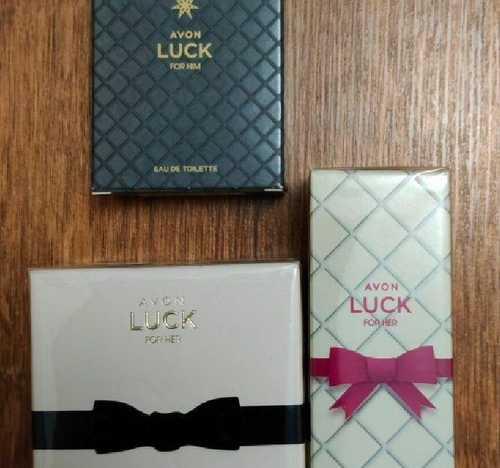 Туалетная вода avon luck женская мужская