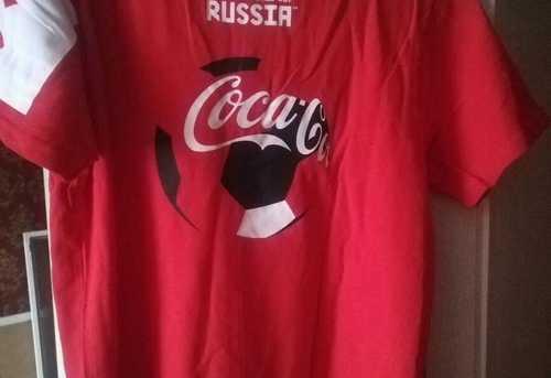 Футболка поло Coca Cola чм 2018