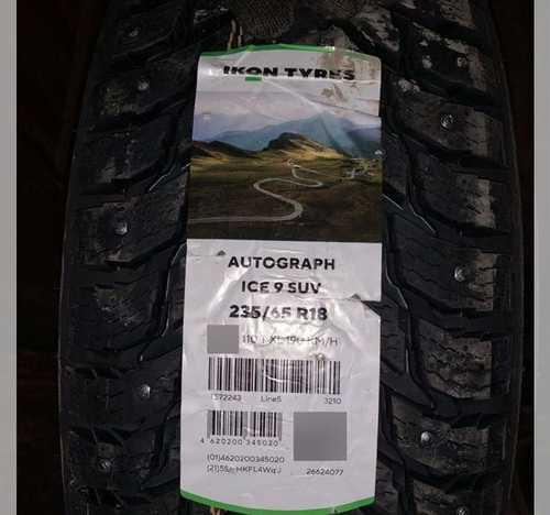 Ikon Tyres Autograph Ice 9 SUV 235/65 R18 T