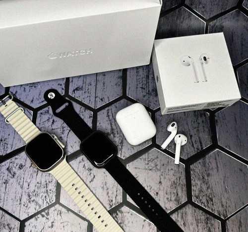AirPods 2 + Apple watch 9 (Набор 2в1)