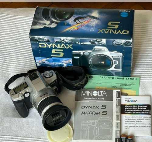 Фотоаппарат Minolta Dinax 5, зеркальный, пленочный