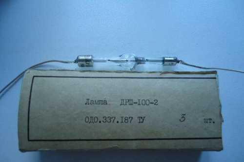 Ртутная лампа дрш-100-2
