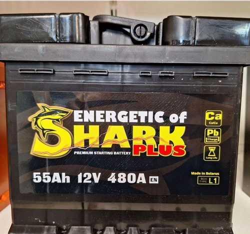 Аккумулятор Energetic of Shark 55Ah кубик