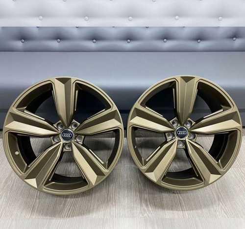 Диски бронза мечи R18 5x112 на Audi A4 A6 Q3 Q5