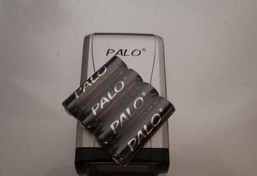 Аккумулятор Palo 3000mAh 4шт зарядное устройство