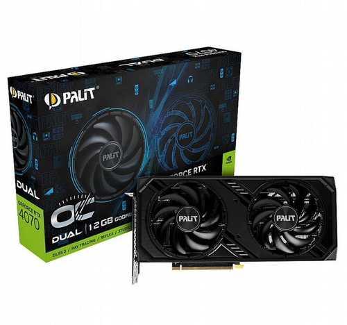 Видеокарта Palit GeForce RTX 4070 Dual OC