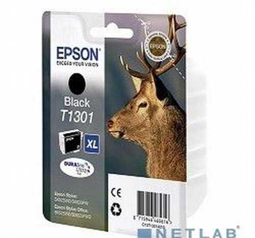 Epson C13T13014010/12 Картридж с черными чернилами для B42WD/SX525WD/BX625WFD (cons ink)