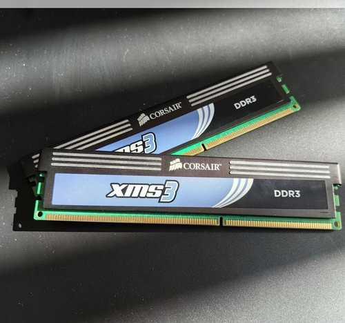 Оперативная память ddr3 2x2gb Corsair xms3