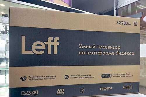 Телевизор 32" Leff 32H520T Smart TV