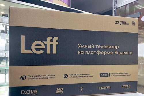 Телевизор 32" Leff 32H520T Smart TV