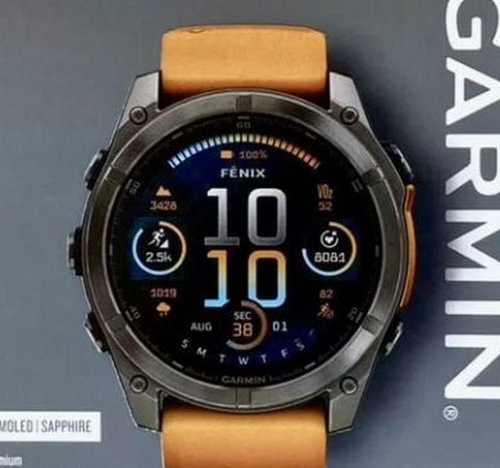 Garmin Fenix 8 51mm Amoled Sapphire Orange