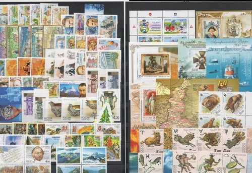 Годовой набор почтовых марок России 2004 год