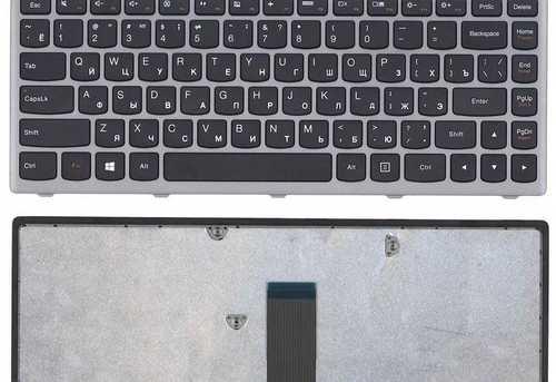 Клавиатура для Lenovo Flex 14 G400s черная с серой